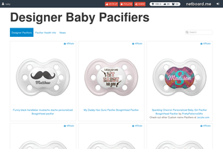 Designer Baby Pacifiers