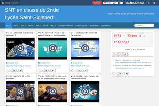 SNT en classe de 2nde
